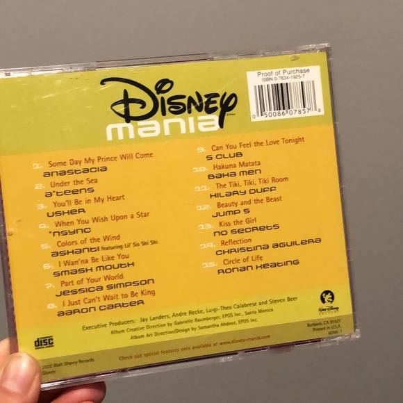 Disney | Media | Y2k Disney Mania Cd | Poshmark